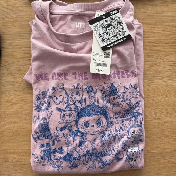 POP MART | Tops | Pop Mart X Uniqlo Labubu Ut Graphic Tshirt North ...